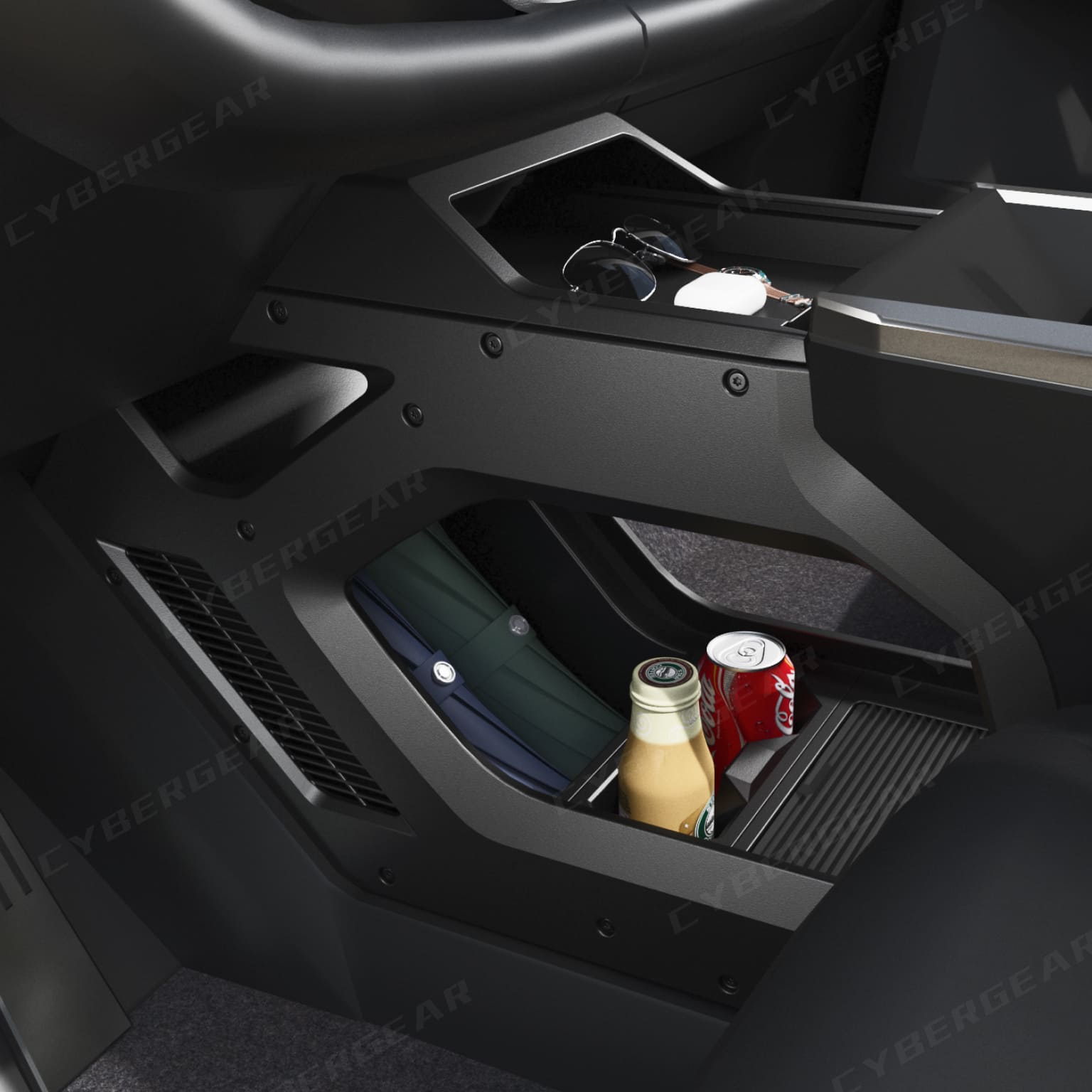 Center Console Organizer Shelf Cybertruck Interior Storage Expansion K ...