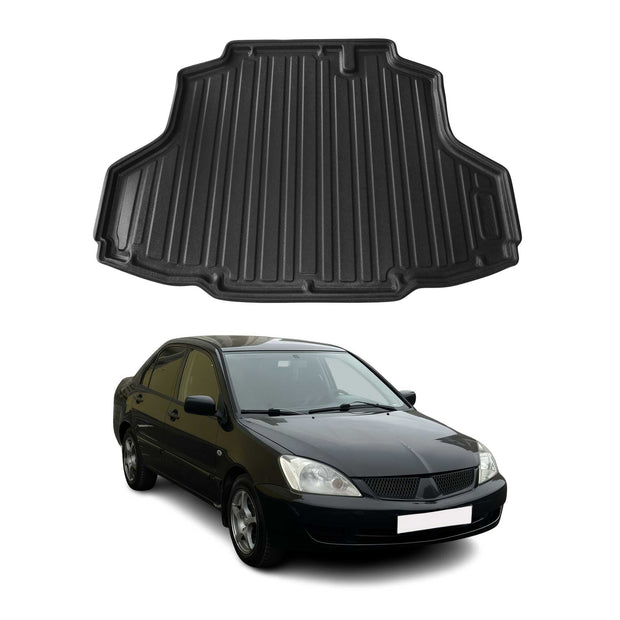 2002-2007 Mitsubishi Lancer Cargo Liner Trunk Mat All Weather Black ...