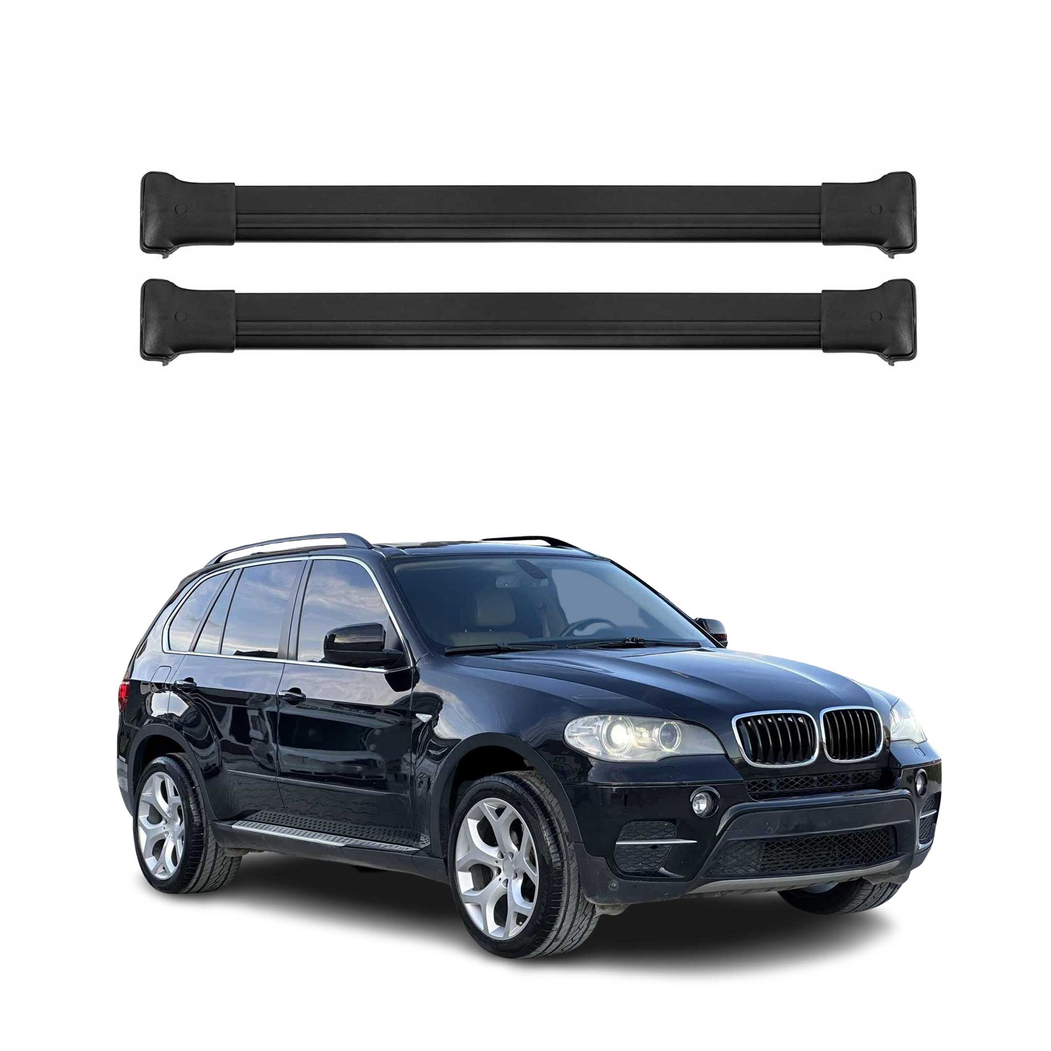 2007-2013 BMW X5 E70 Roof Rack Cross Bars Black – OMAC USA