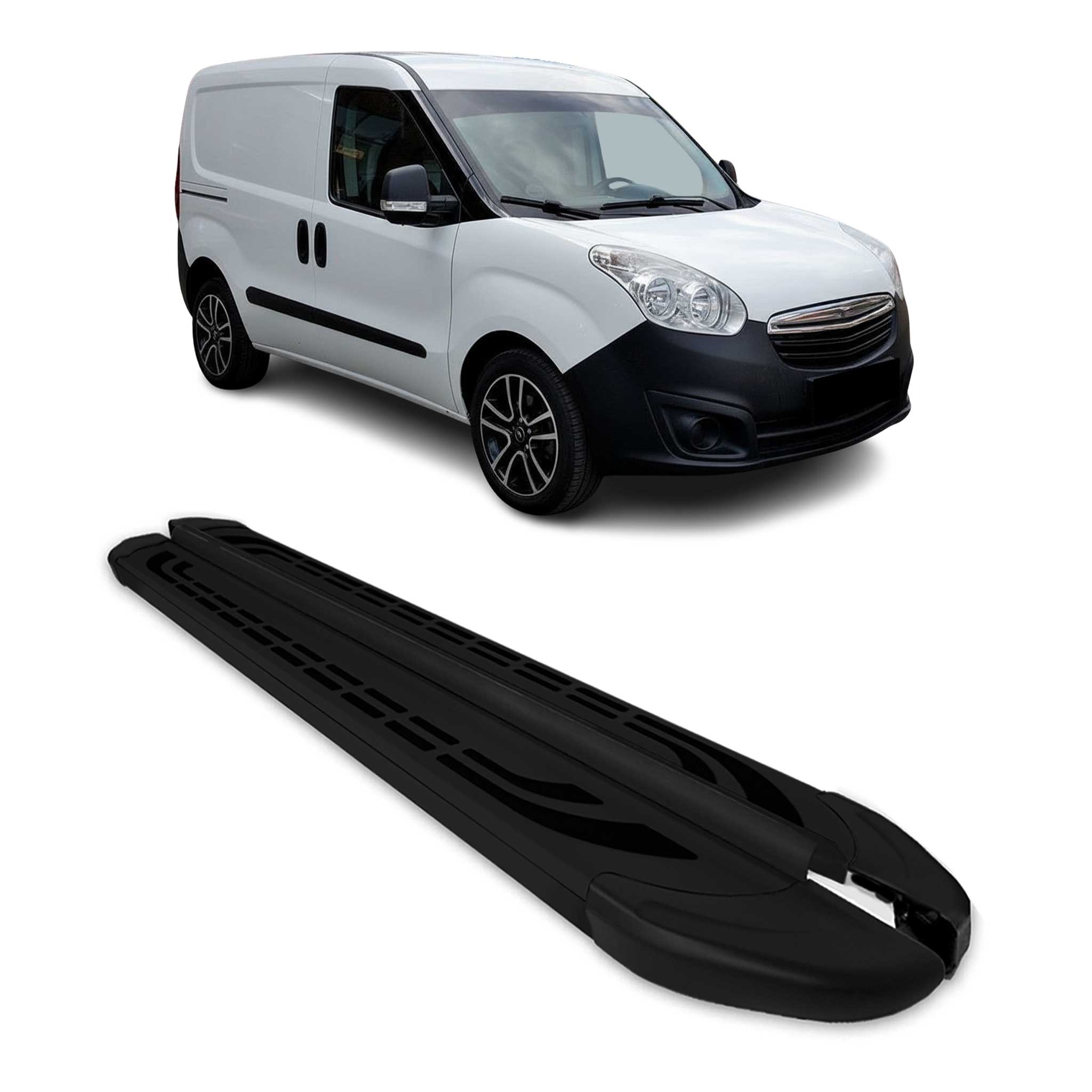 2015-2022 RAM ProMaster City Running Boards Side Steps Black – OMAC USA
