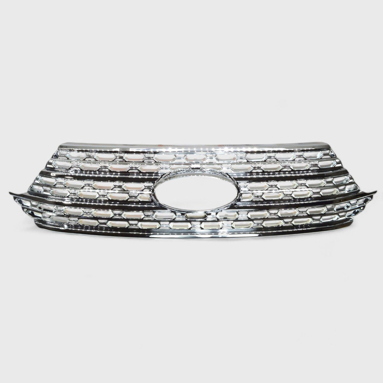 2020-2024 Ford Explorer Grille Overlay Chrome 1Pcs ABS Plastic – OMAC USA