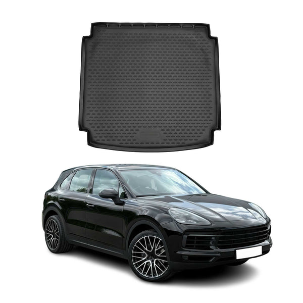 2019-2025 Porsche Cayenne Cargo Liner Trunk Mat All Weather Black ...