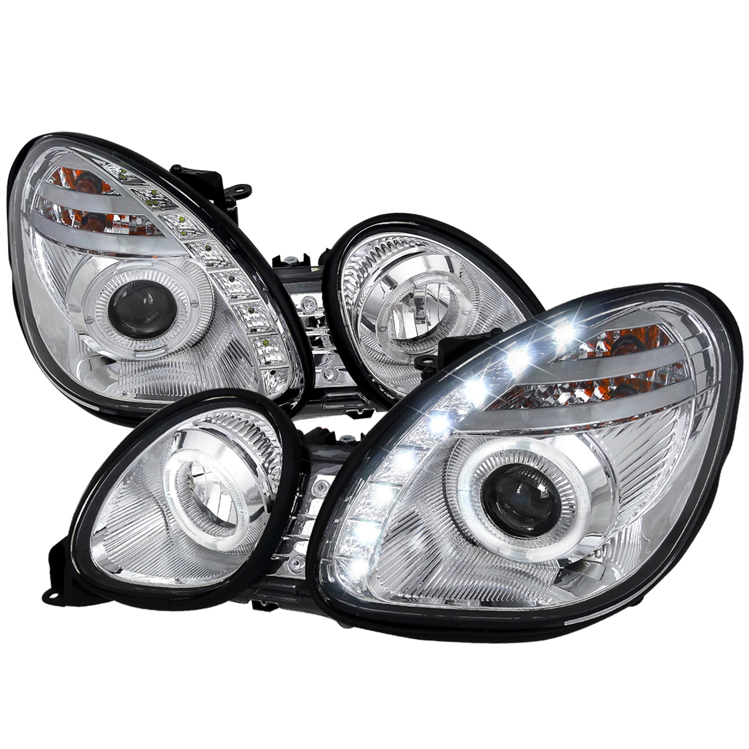 1998-2005 Lexus GS300/GS400/GS430 Halo Projector Headlights LED Light ...