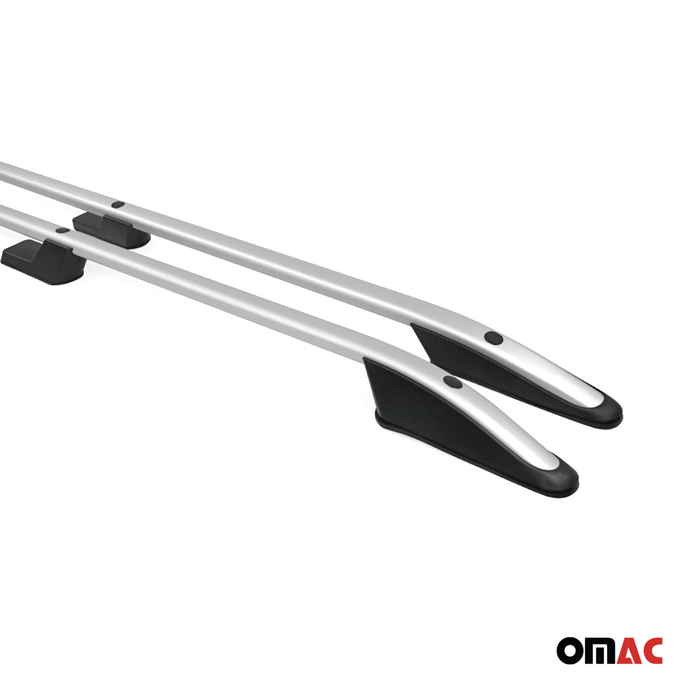 2015-2026 Ford Transit L2 MWB Roof Rack Rails Side Rails Silver – OMAC USA