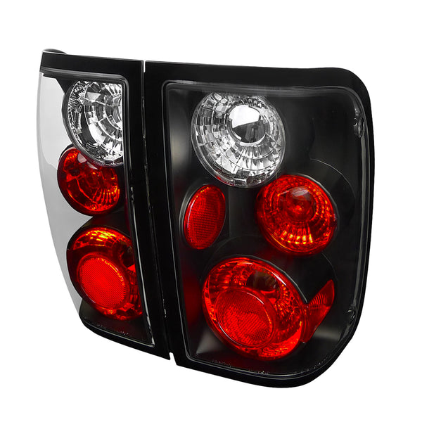 2001-2005 Ford Ranger Tail Lights Matte Black Housing/Clear Lens — OMAC USA