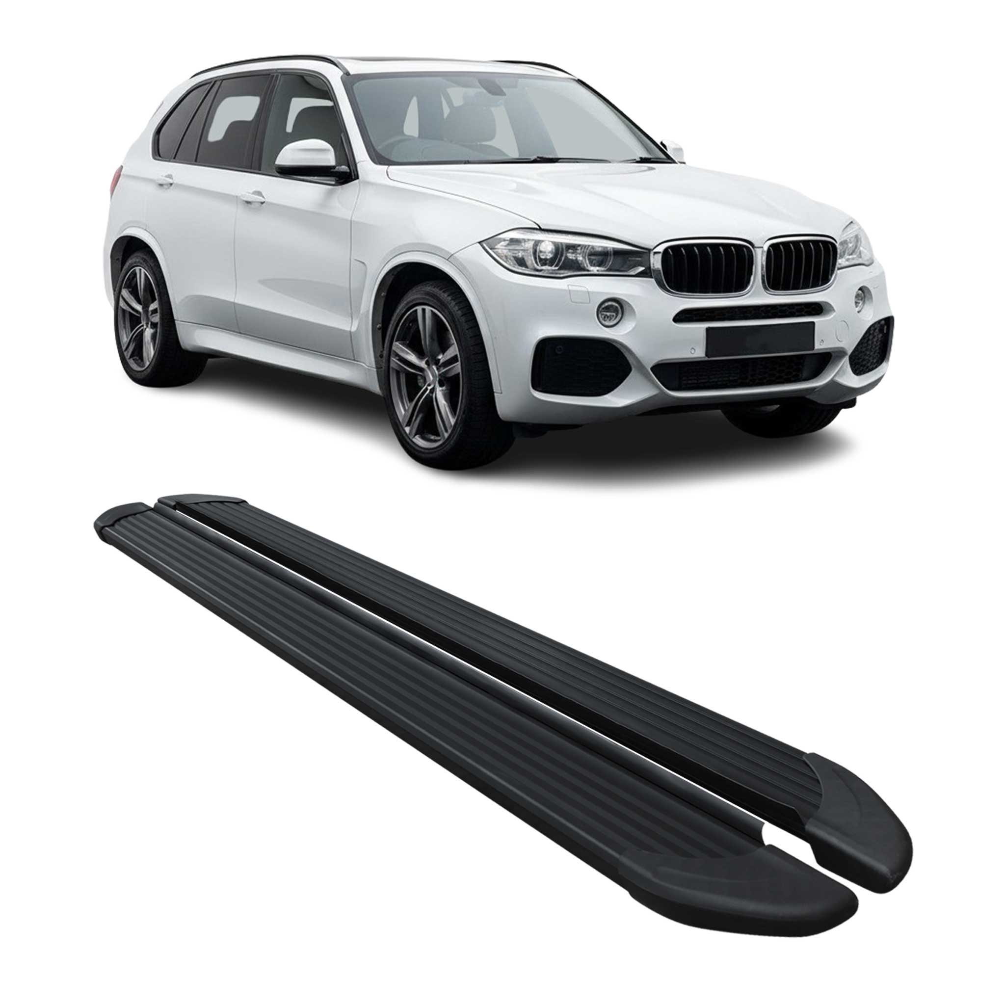 2014-2018 BMW X5 F15-F85 Running Boards Side Steps Black – OMAC USA