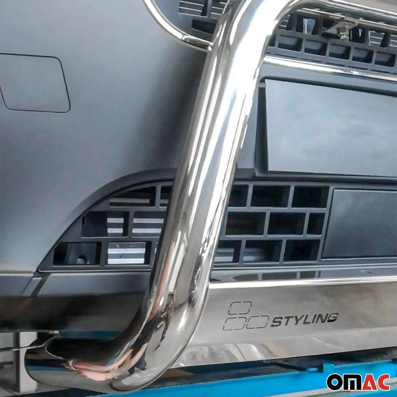 2019-2024 Jeep Renegade Bull Bar Push Front Bumper Grille Silver 1 Pc ...