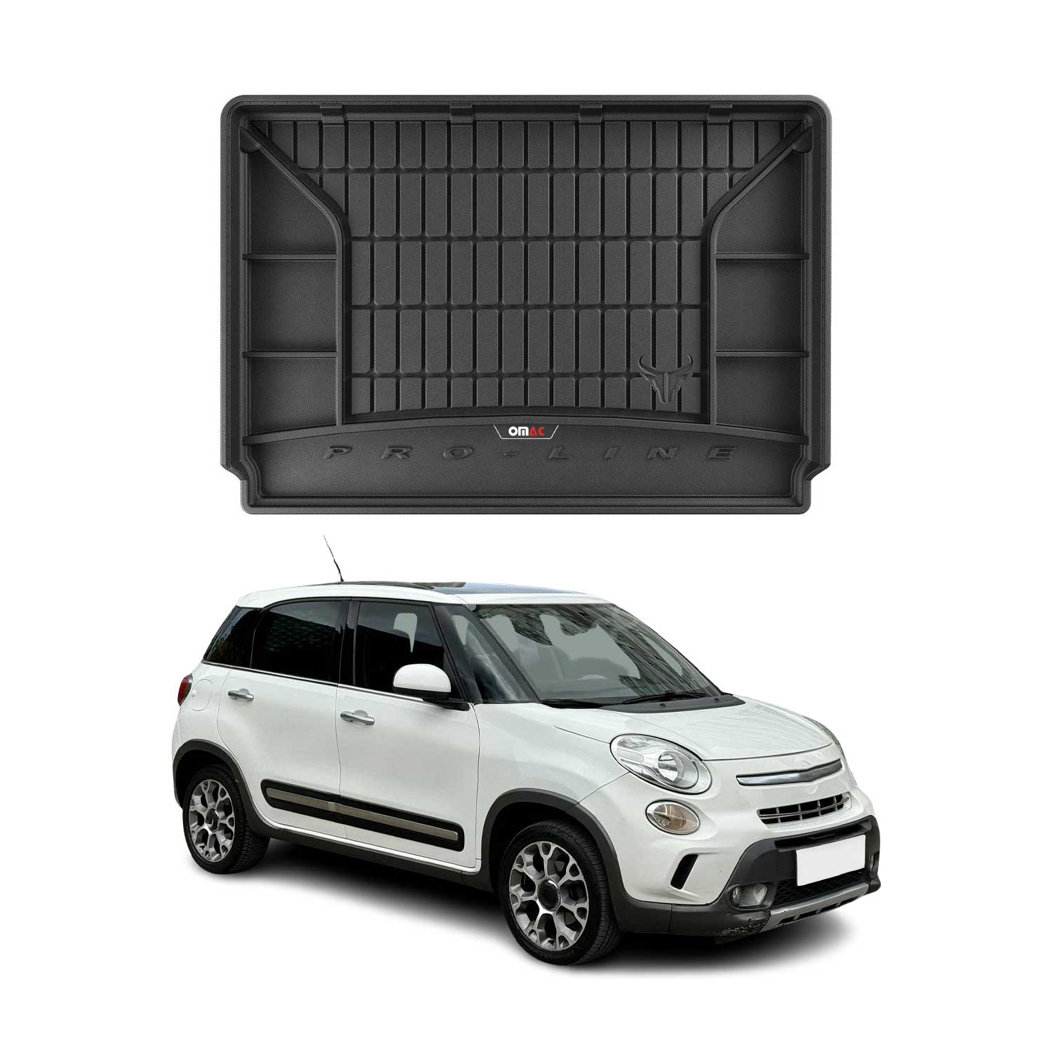 2014-2020 Fiat 500L Trekking Premium Cargo Liner Trunk Mat All Weather ...