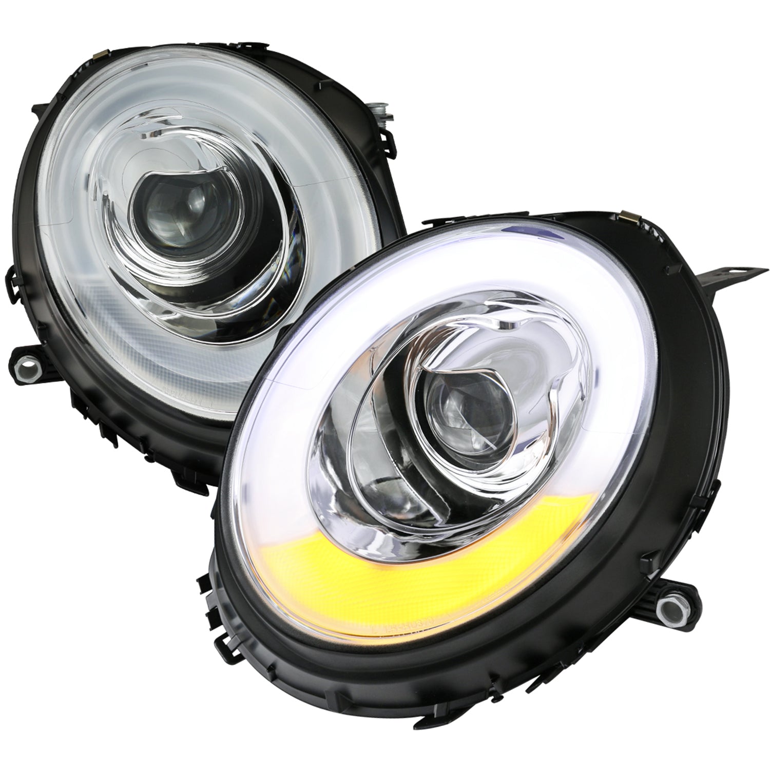 2007-2015 Mini Cooper R55 R56 R57 R58 R59 Headlights LED Bar Signal Ch ...
