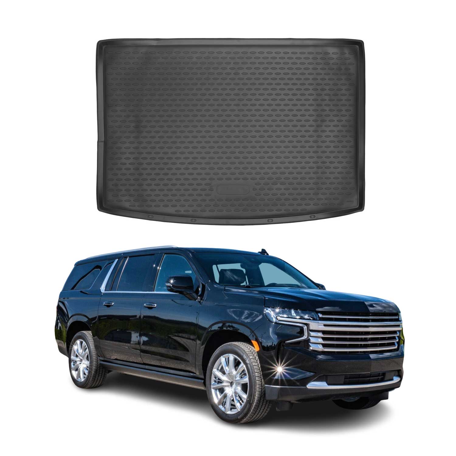 2021-2026 Chevrolet Suburban Cargo Liner Trunk Mat All Weather Behind ...