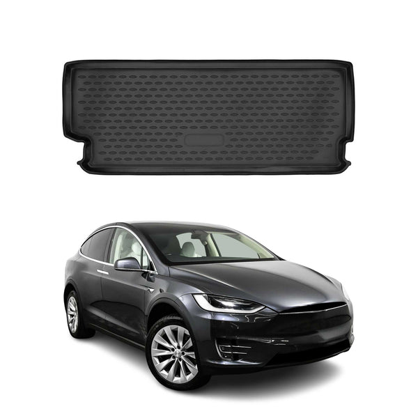 2016-2020 Tesla Model X Cargo Liner Trunk Mat All Weather Black — OMAC USA