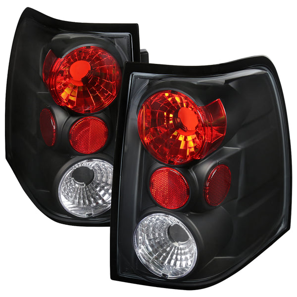 2003-2006 Ford Expedition Tail Lights Matte Black Housing/Clear Lens ...