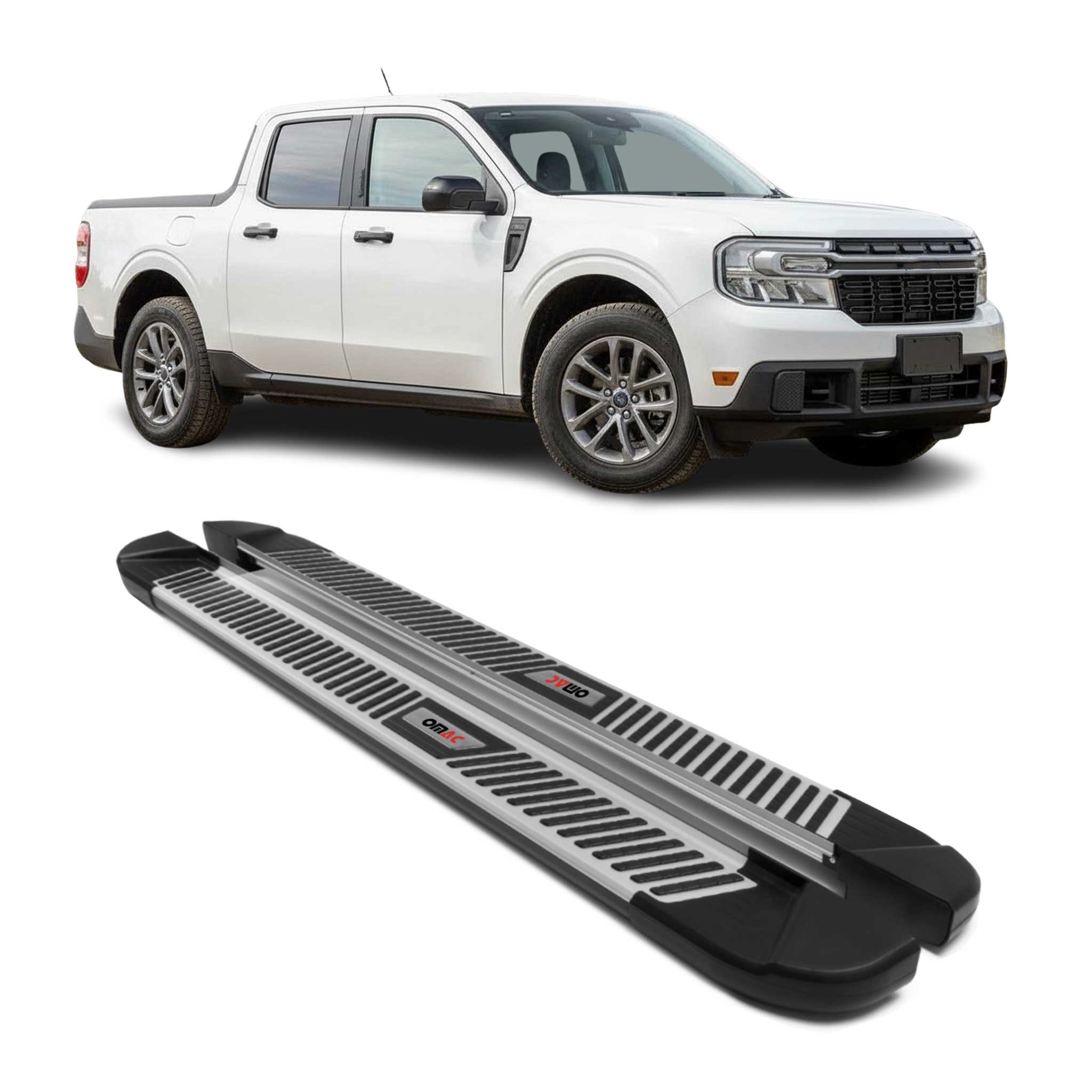 2022-2024 Ford Maverick Nerf Bar Side Step Running Boards Alu 2x – OMAC USA