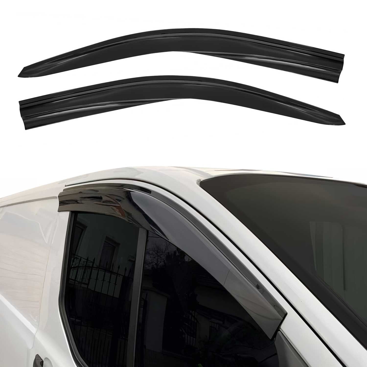 2016-2024 Mercedes Metris Window Visor Vent Rain Deflector 2Pcs Smoke ...