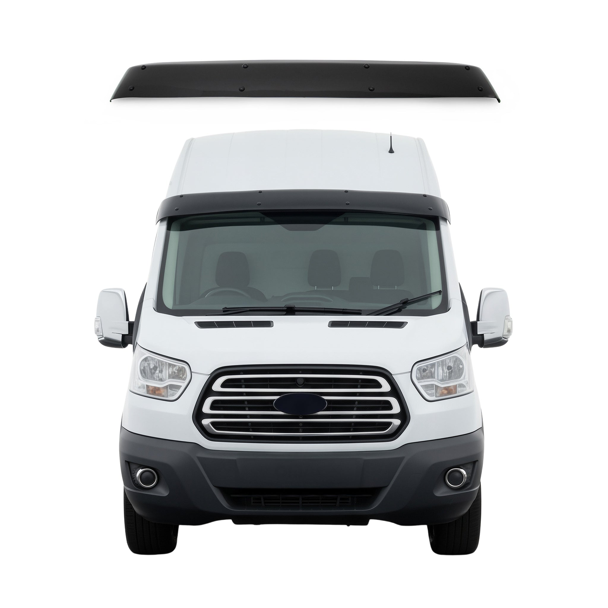 2015-2026 Ford Transit Front Windshield Sun Visor 1 Pc Smoke – OMAC USA