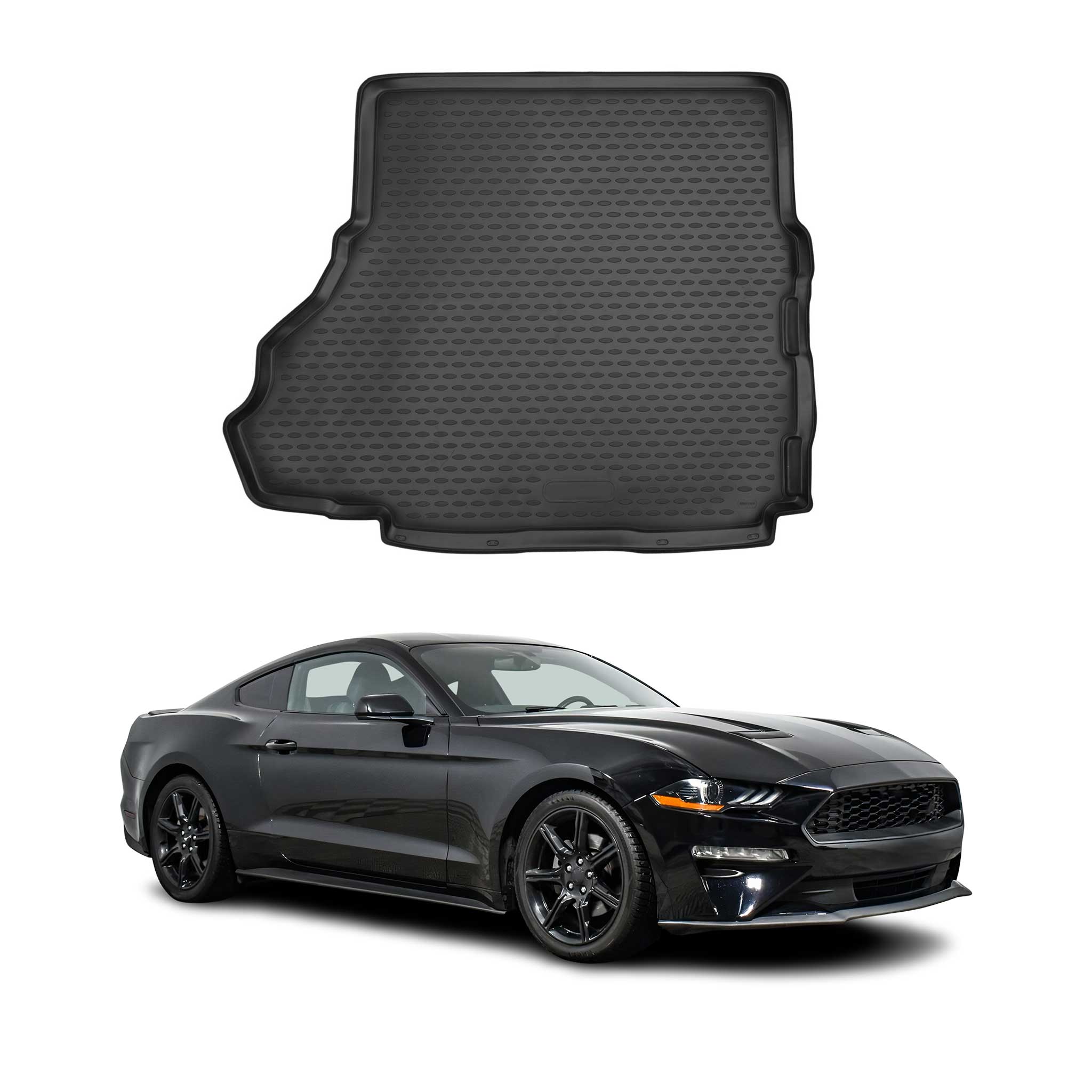 2019-2023 Ford Mustang Cargo Liner Trunk Mat All Weather Black – OMAC USA