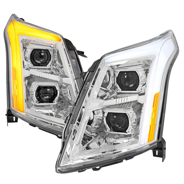 2010-2016 Cadillac SRX Full Sequential LED DRL Projector Headlights Ch ...