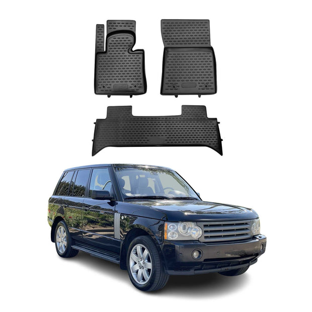 2003-2012 Land Rover Range Rover Floor Mats Liners Full Set All Weathe ...