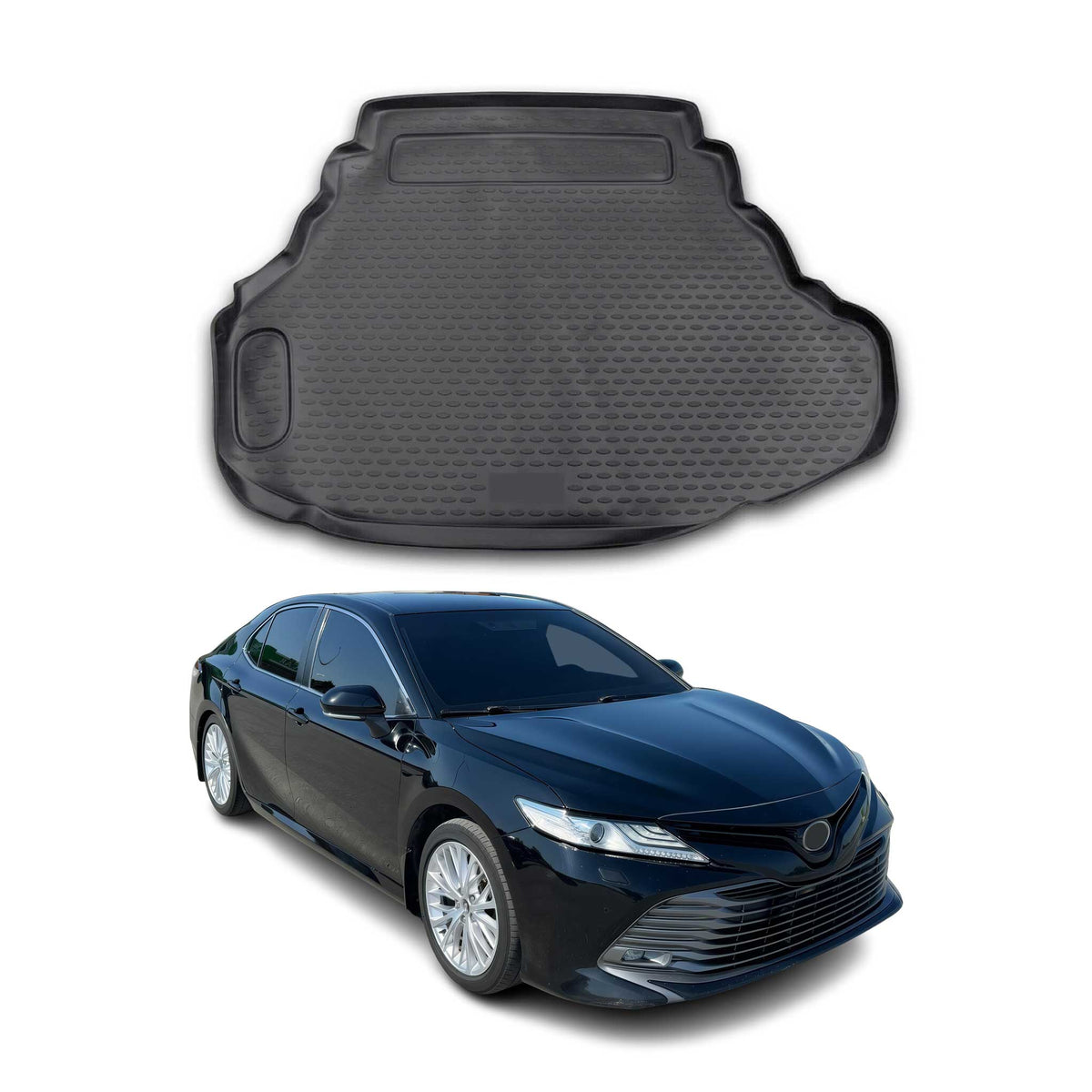 2018-2025 Toyota Camry Cargo Liner Trunk Mat All Weather Black — OMAC USA