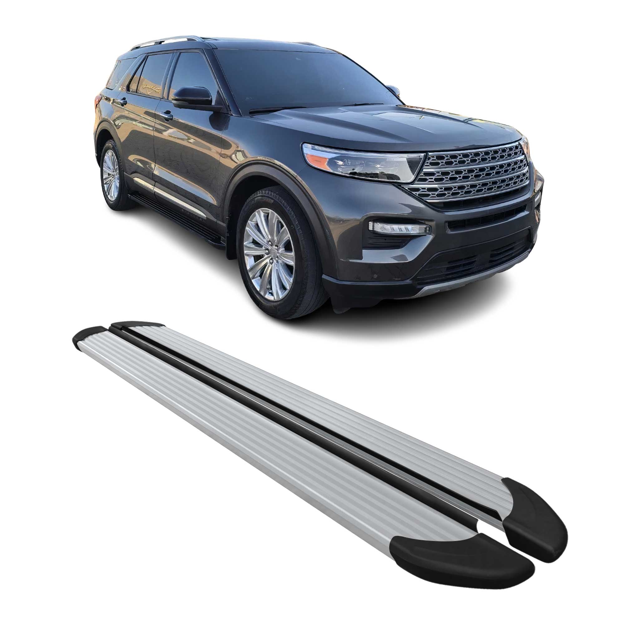 2020-2026 Ford Explorer Nerf Bar Side Step Running Boards Alu 2x – OMAC USA