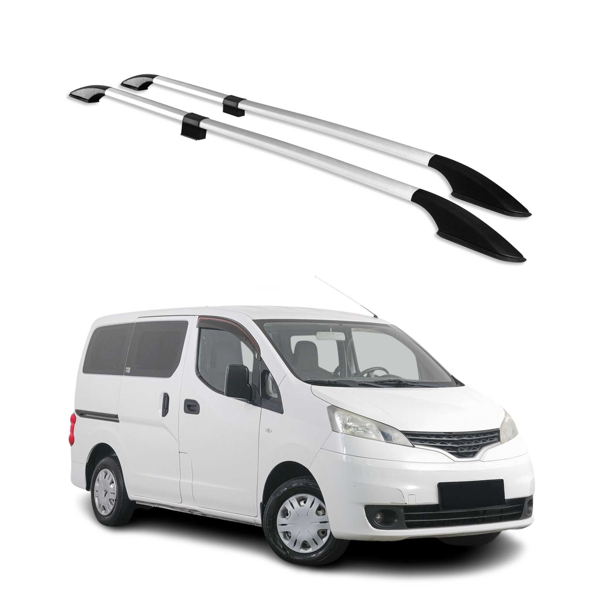 2013-2021 Nissan NV200 Roof Rack Rails Side Rails Silver – OMAC USA