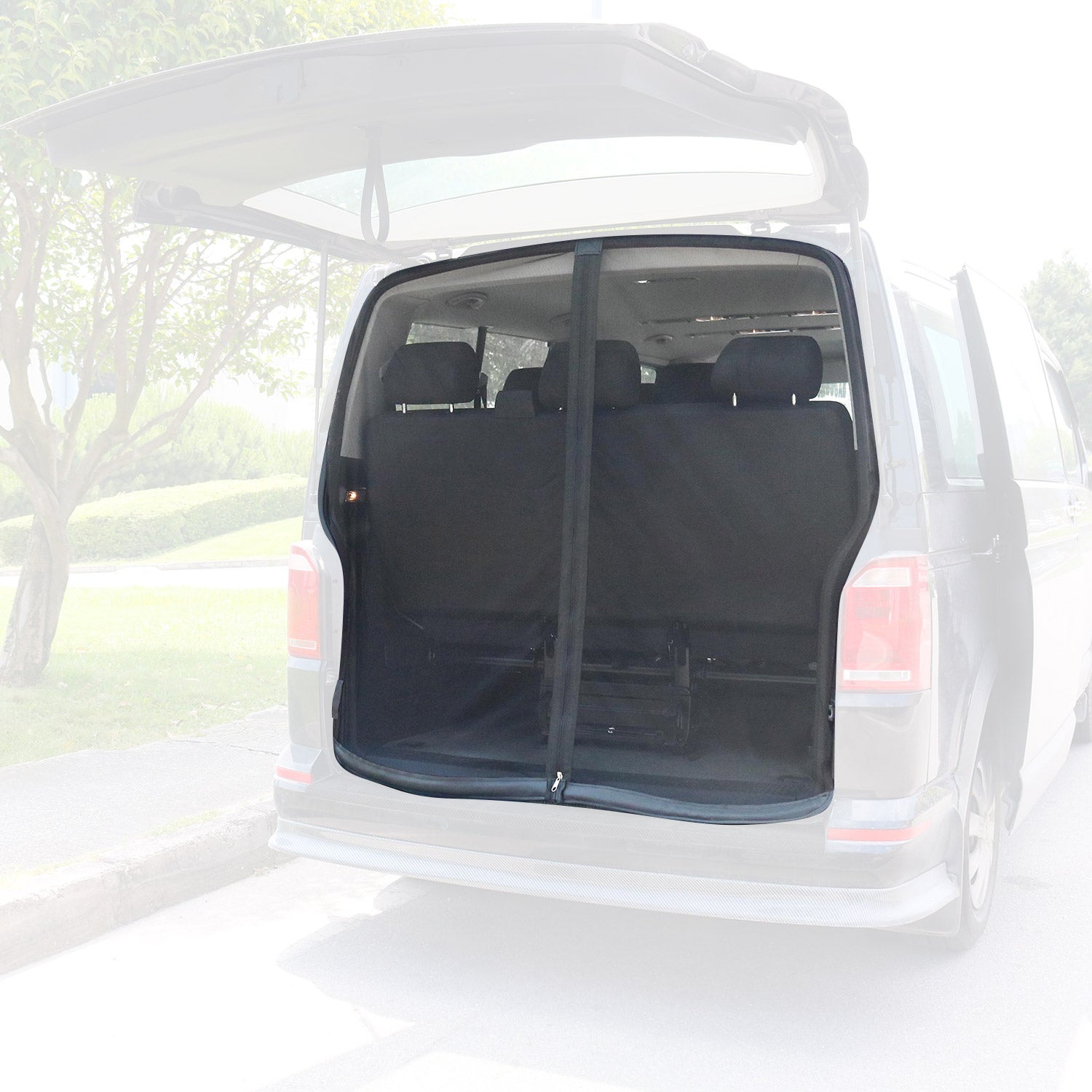 1980-1991 VW Vanagon Mosquito Net Bug Magnetic Screen Tailgate Black 1 ...