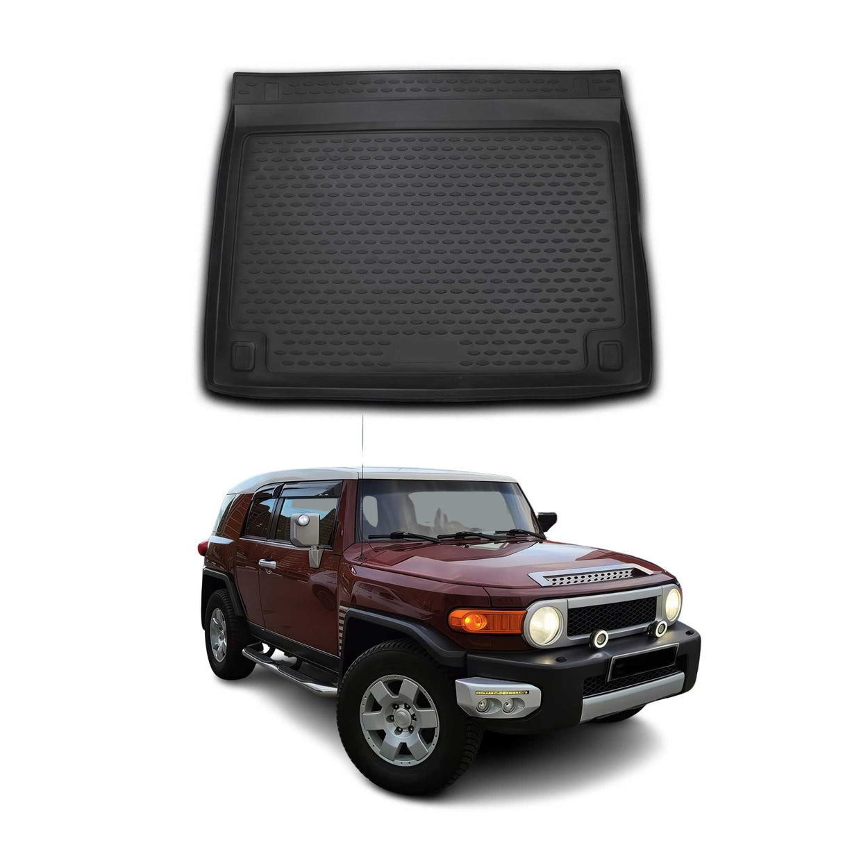 2007-2014 Toyota FJ Cruiser Cargo Liner Trunk Mat All Weather Black ...