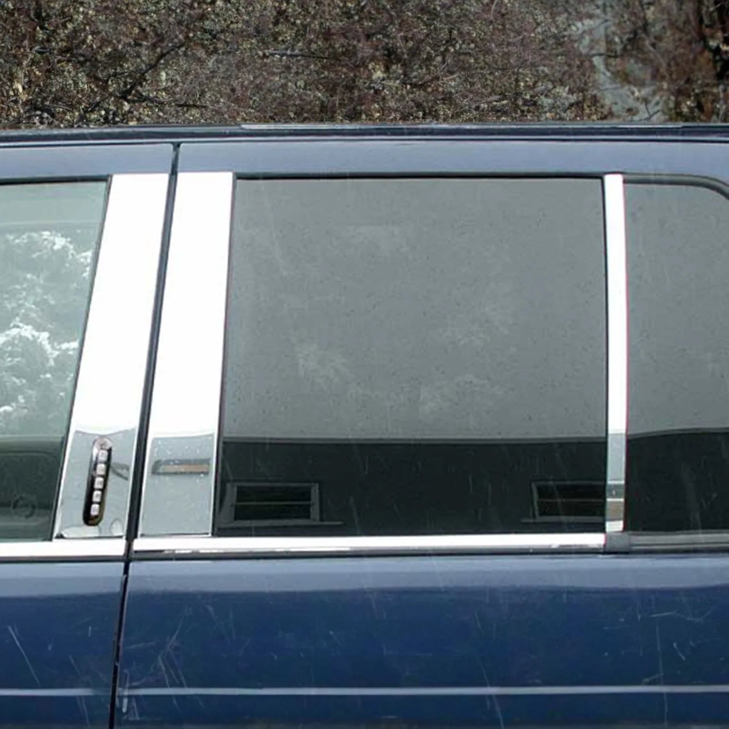 2002-2010 Ford Explorer Stainless Steel Pillar Trim 6Pc Keyless entry ...