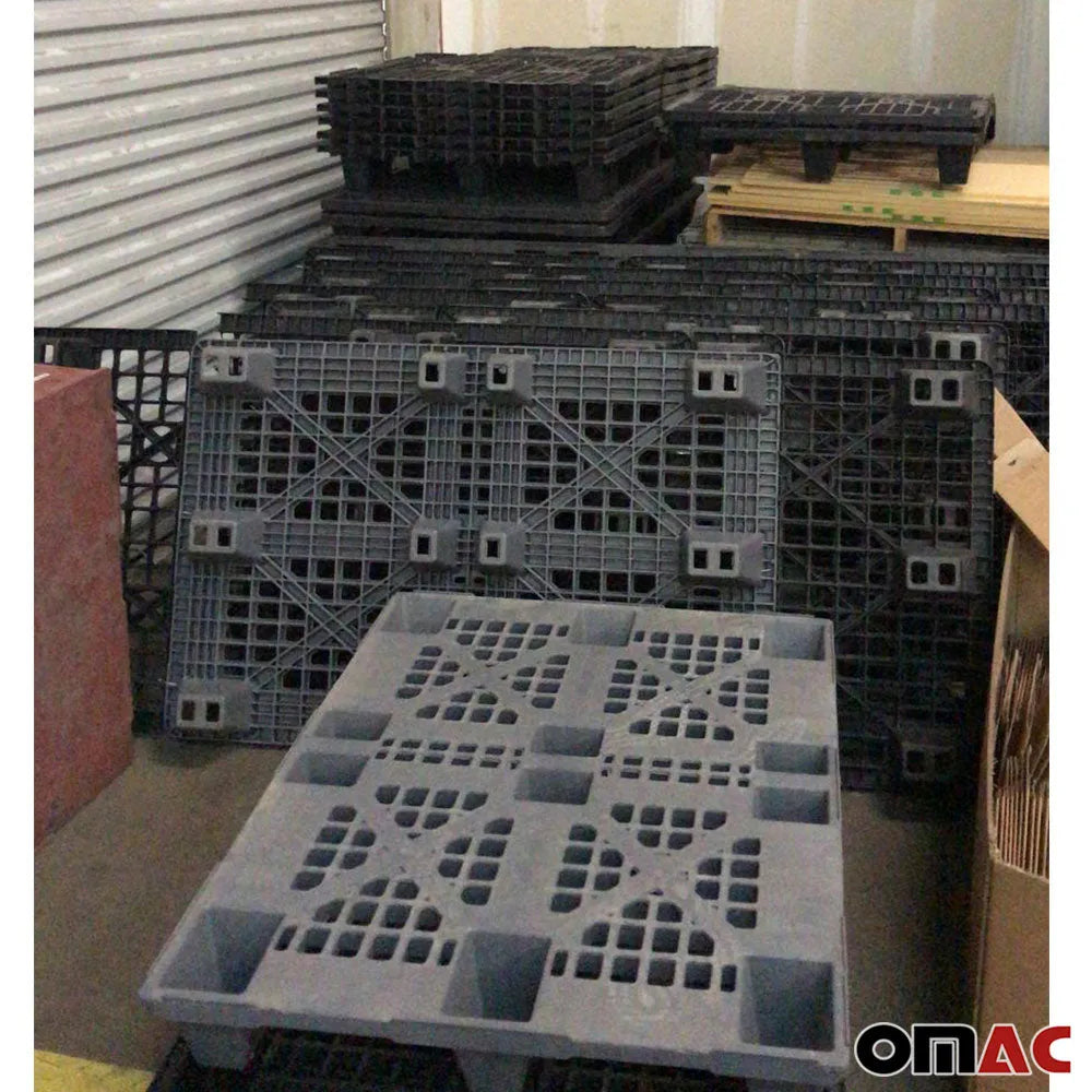Plastic Shipping Pallets Stackable Nestable EURO 31" x 47" Package Qua ...